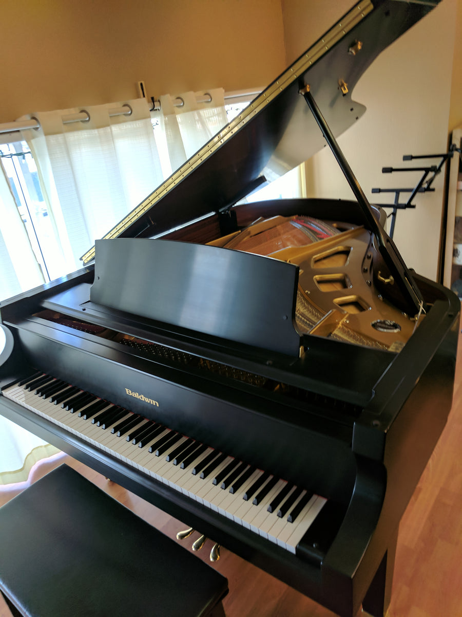 New Baldwin 6' 3" Grand Piano Satin Ebony S/N 01019 – Piano Studios and ...